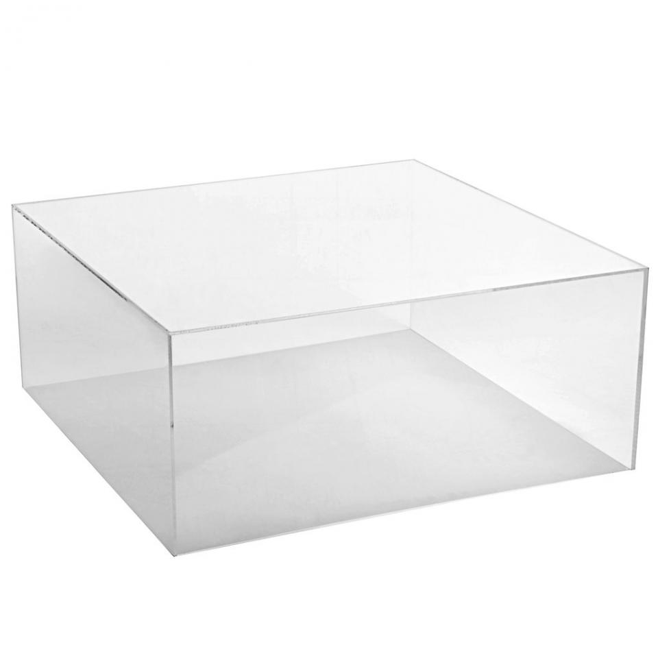 Square Acrylic Cake Stand – 14″x14″ | I Do Events
