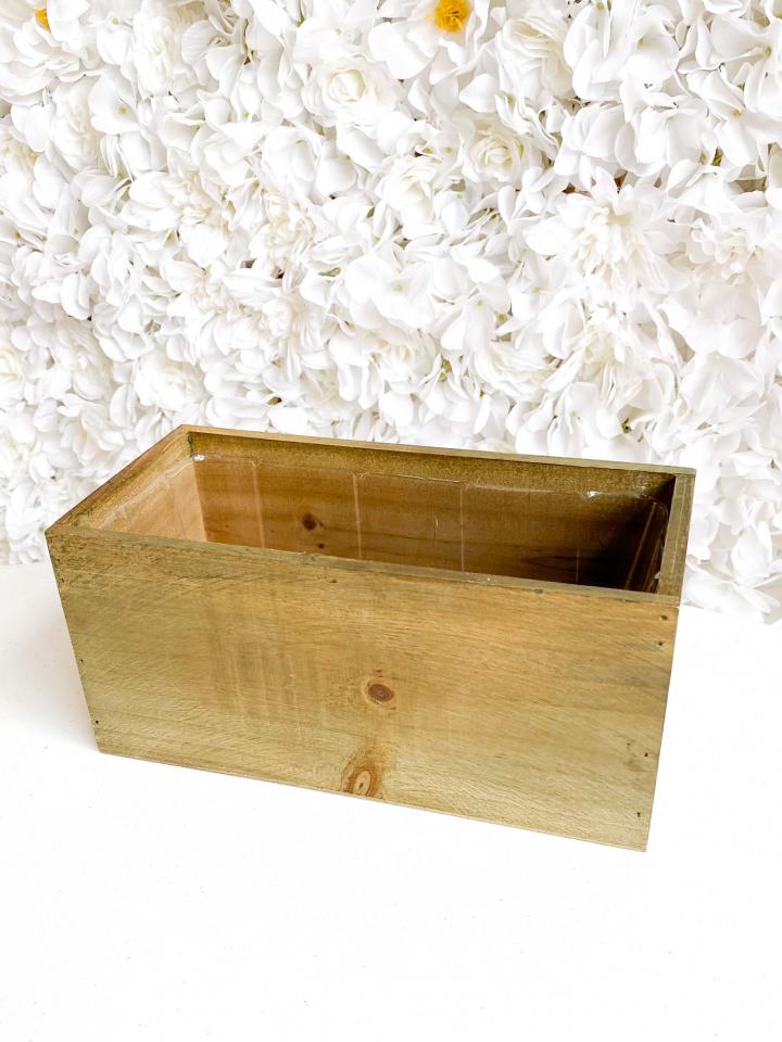 Rectangular Wood Box | I Do Events